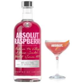 Vodka Absolut Raspberri + Taça... R$ 81 - Promobit