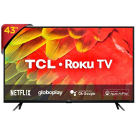 Smart TV 43" TCL FHD Roku Assi... R$ 1424 - Promobit