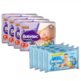 Kit 80 Fraldas Babysec Premium... R$ 109 - Promobit