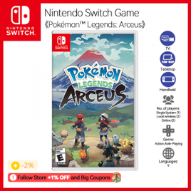 Nintendo Pokémon Legends: Arce... R$ 259 - Promobit