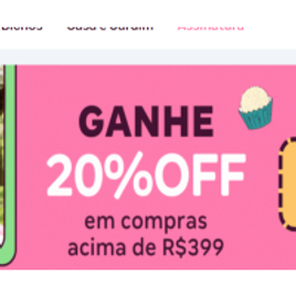 20% de Desconto Aplicando Cupo... R$ 0 - Promobit