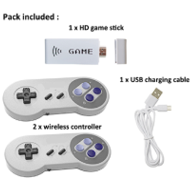 Mini Console de Jogos HDMI + 2... R$ 132 - Promobit