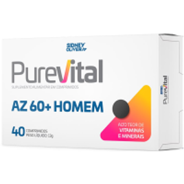 Por R$ 3,90: Suplemento Purevital Homem Sidney Oliveira