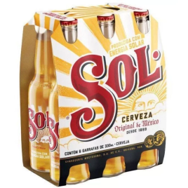 2 Packs Cerveja Mexicana Sol G... R$ 49 - Promobit