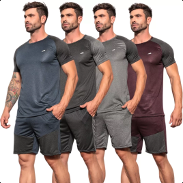 Kit 4 Conjuntos Dry Fit Mascul... R$ 179 - Promobit