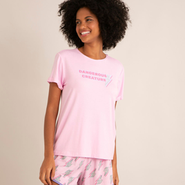 Pijama Design Íntimo Manga Cur... R$ 46 - Promobit