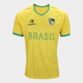 Camisa Topper Brasil Masculina... R$ 63 - Promobit