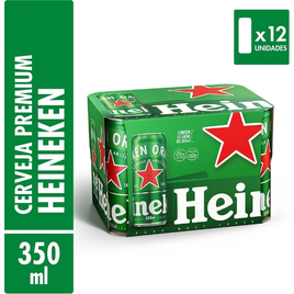 Por R$ 54,35: Heineken Cerveja Sleek 12 Unidades