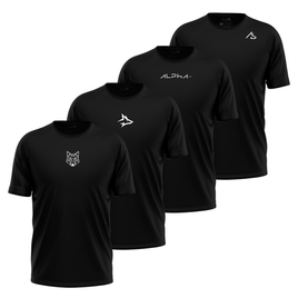 Kit de 4 Camisetas Alpha Co Dr... R$ 100 - Promobit