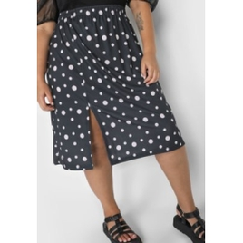 Por R$ 34,99: Saia Amber Plus Size Midi