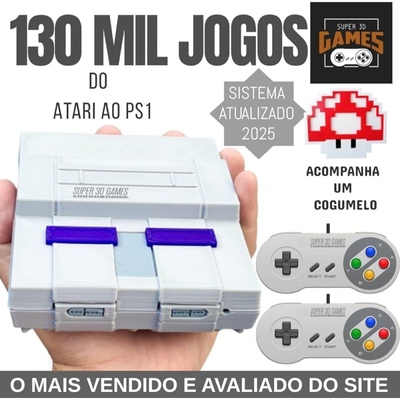 Mini Console Retro Super Ninte... R$ 269 - Promobit
